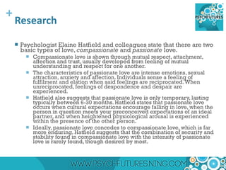 The Psychology of Love | PPT