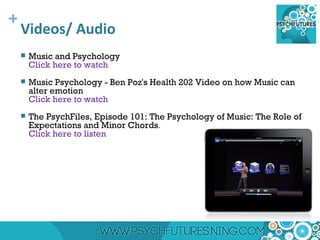 The Psychology of Music | PPT