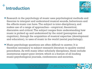 The Psychology of Music | PPT