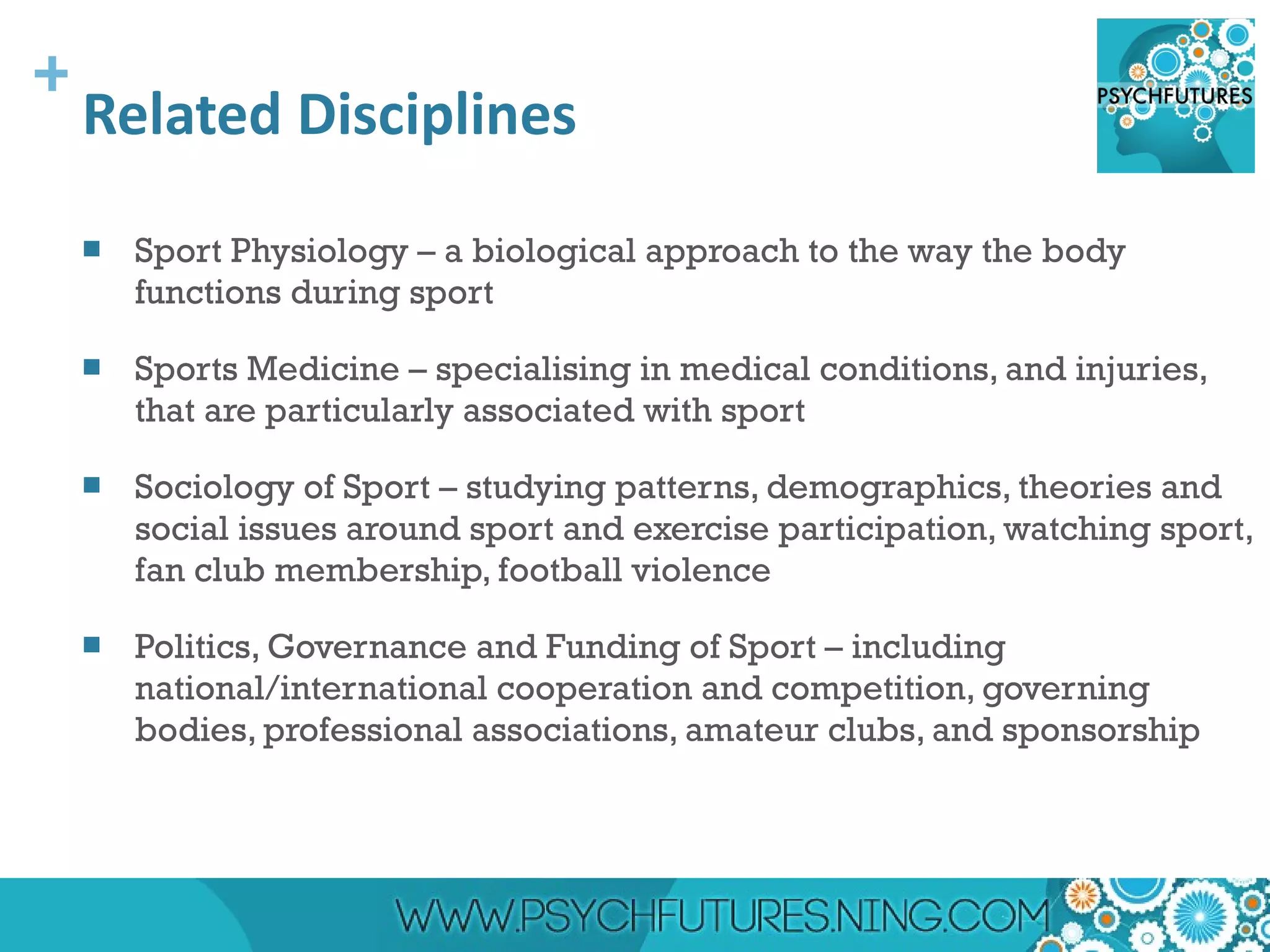 The Psychology of Sport & Exercise | PPT