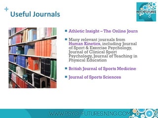 The Psychology of Sport & Exercise | PPT