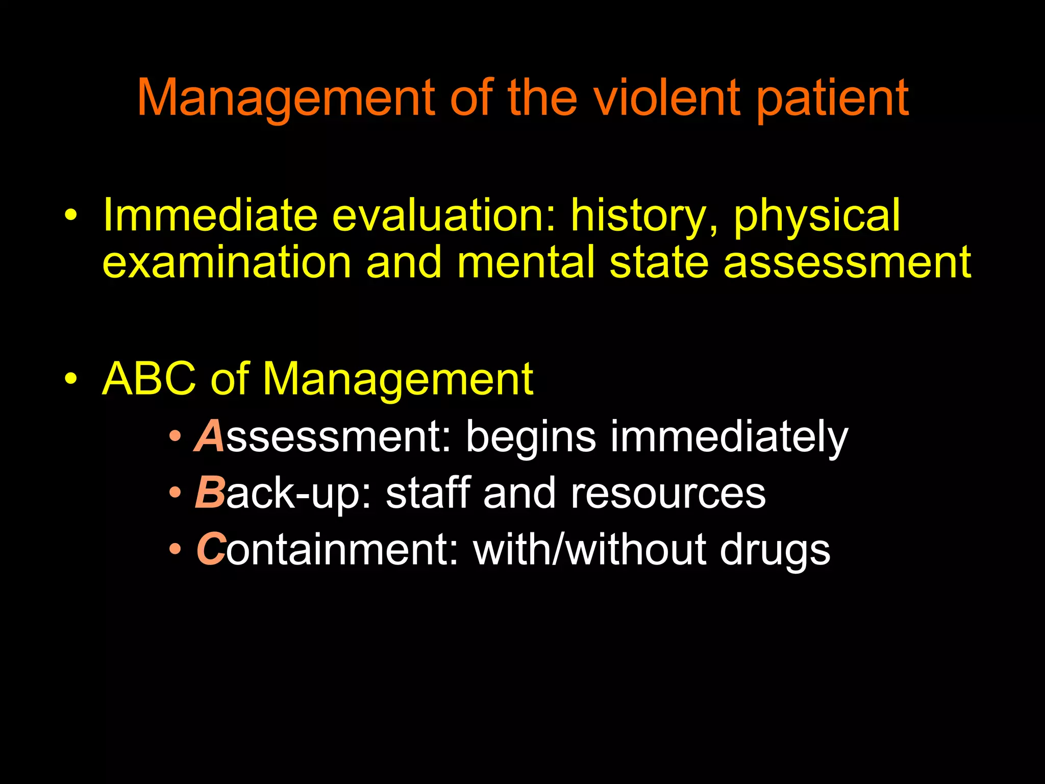 Psychiatric Emergency | PPT