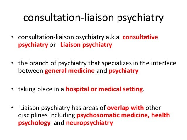 Psychiatric disorder in elderly & consultation liaison psychiatry…
