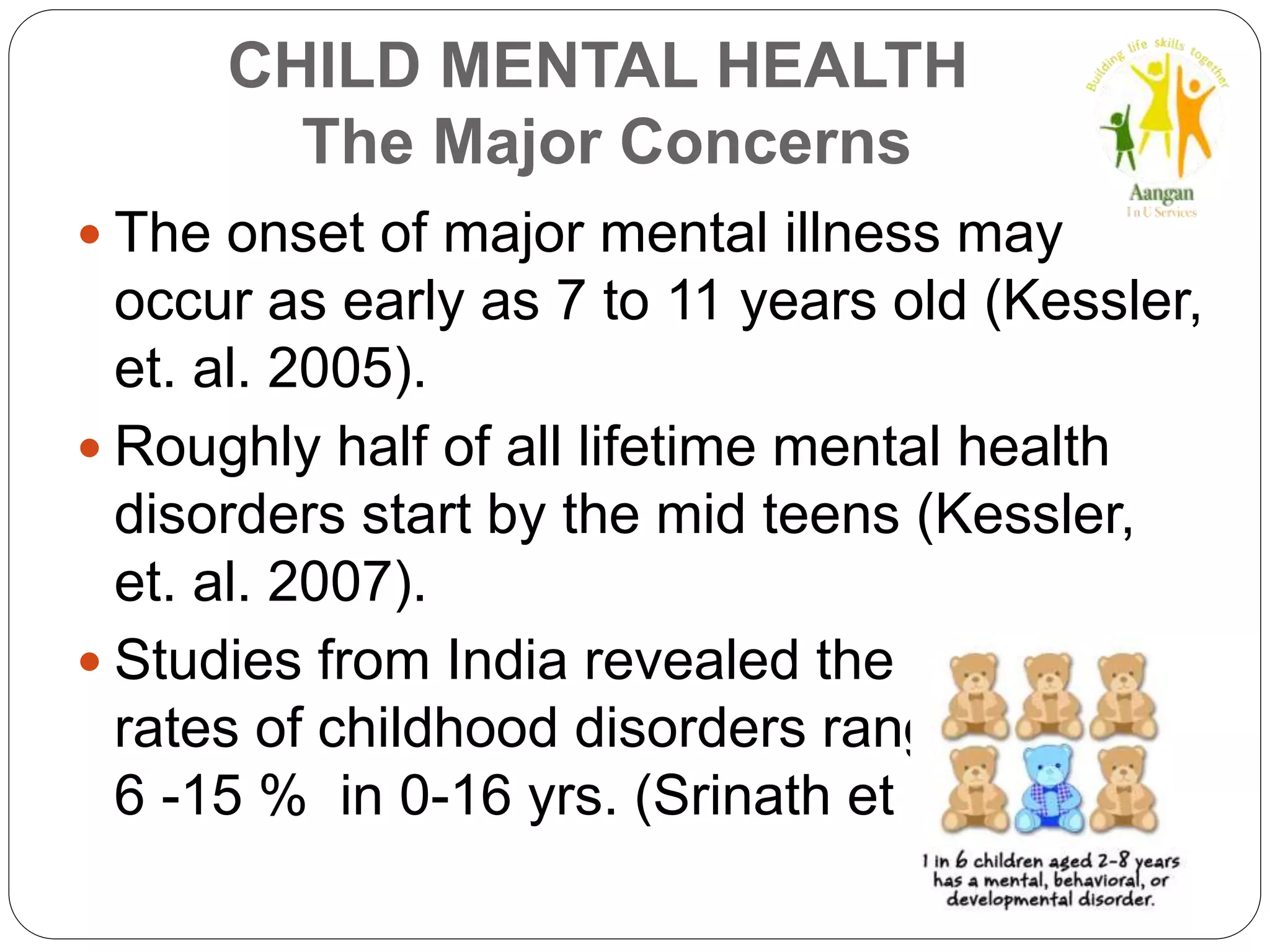 Psychiatric disorders in childhood and adolescence | PPT