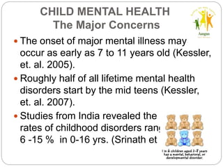 Psychiatric disorders in childhood and adolescence | PPT