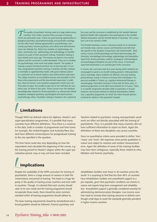 Psychiatric education across the world | PDF