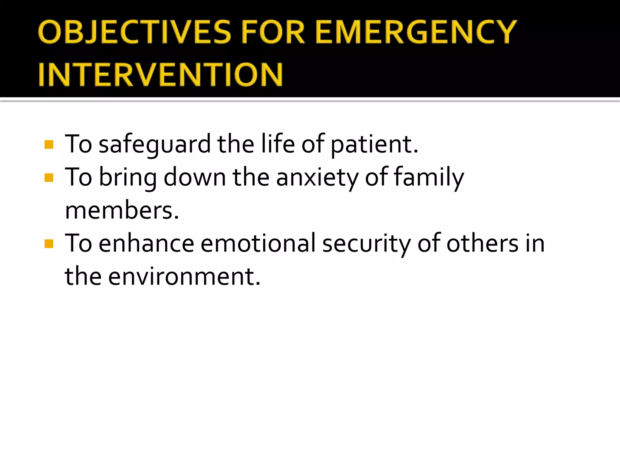 Psychiatric emergencies | PPTX