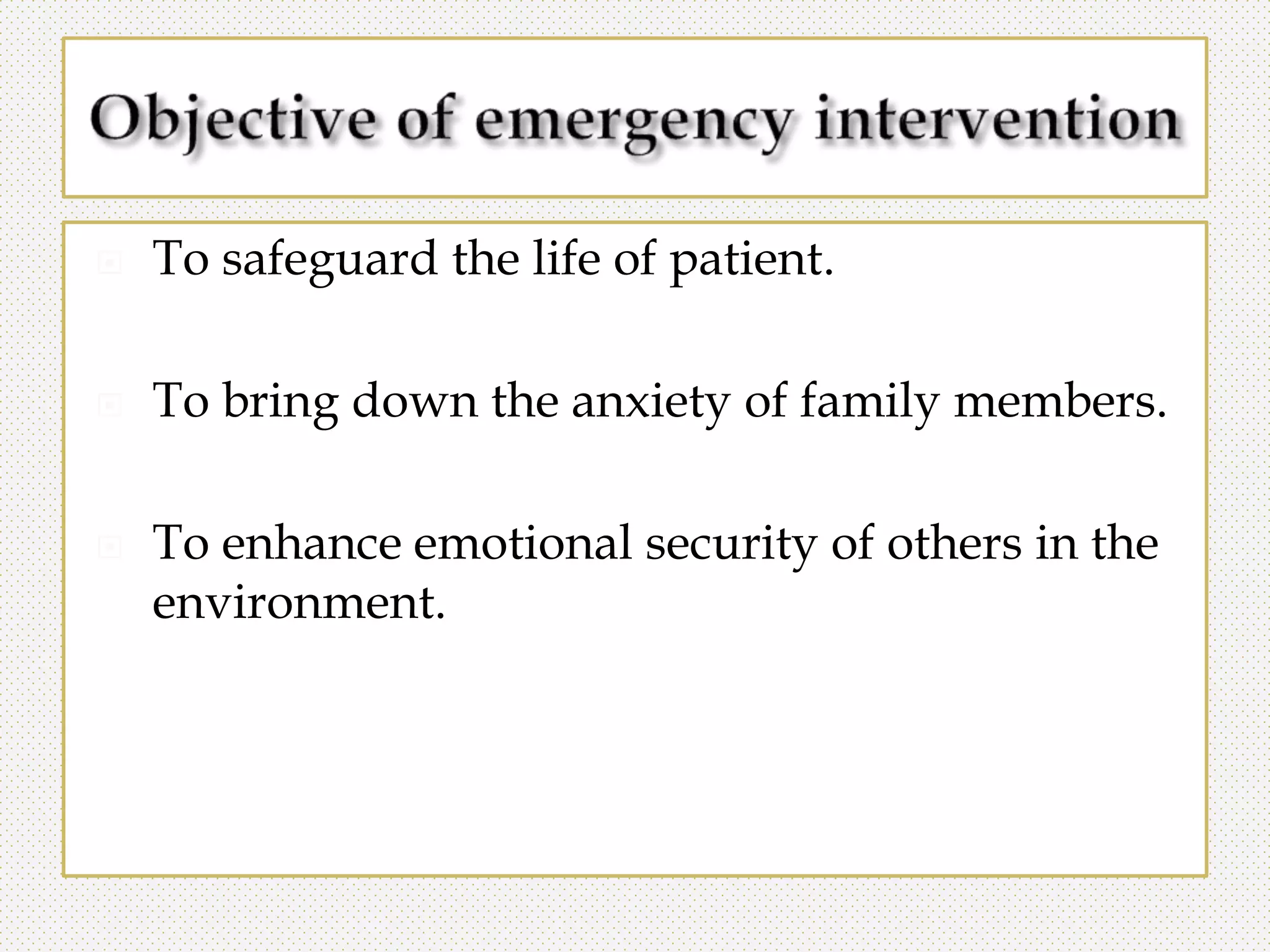 Psychiatric emergencies | PPTX