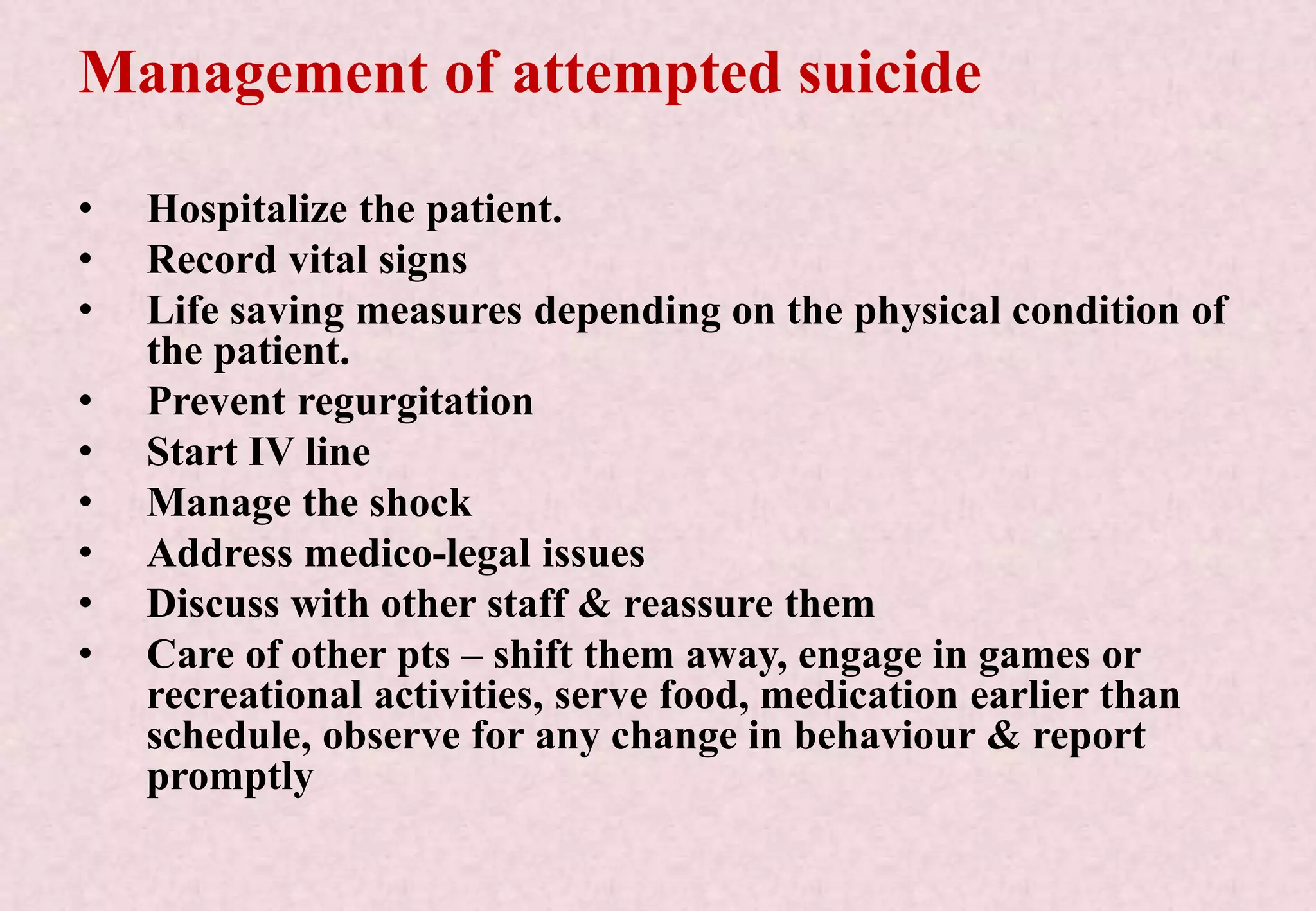 Psychiatric emergencies | PPTX