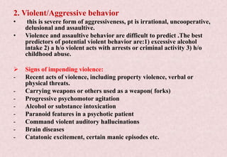 Psychiatric emergencies | PPTX