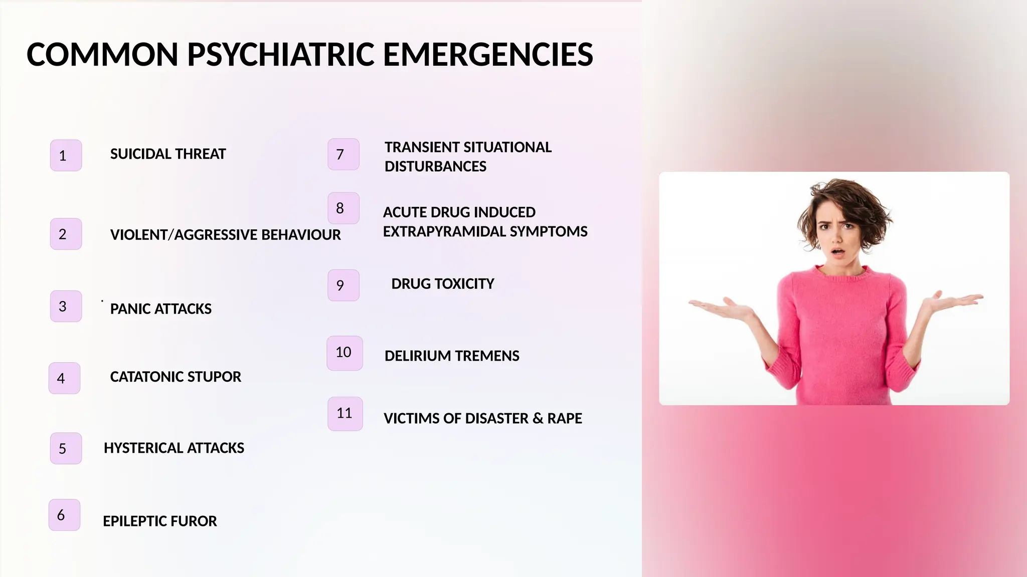 PSYCHIATRIC EMERGENCIES IN PSYCHIATRIC NURSING | PPTX