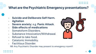 Psychiatric emergencies | PPT