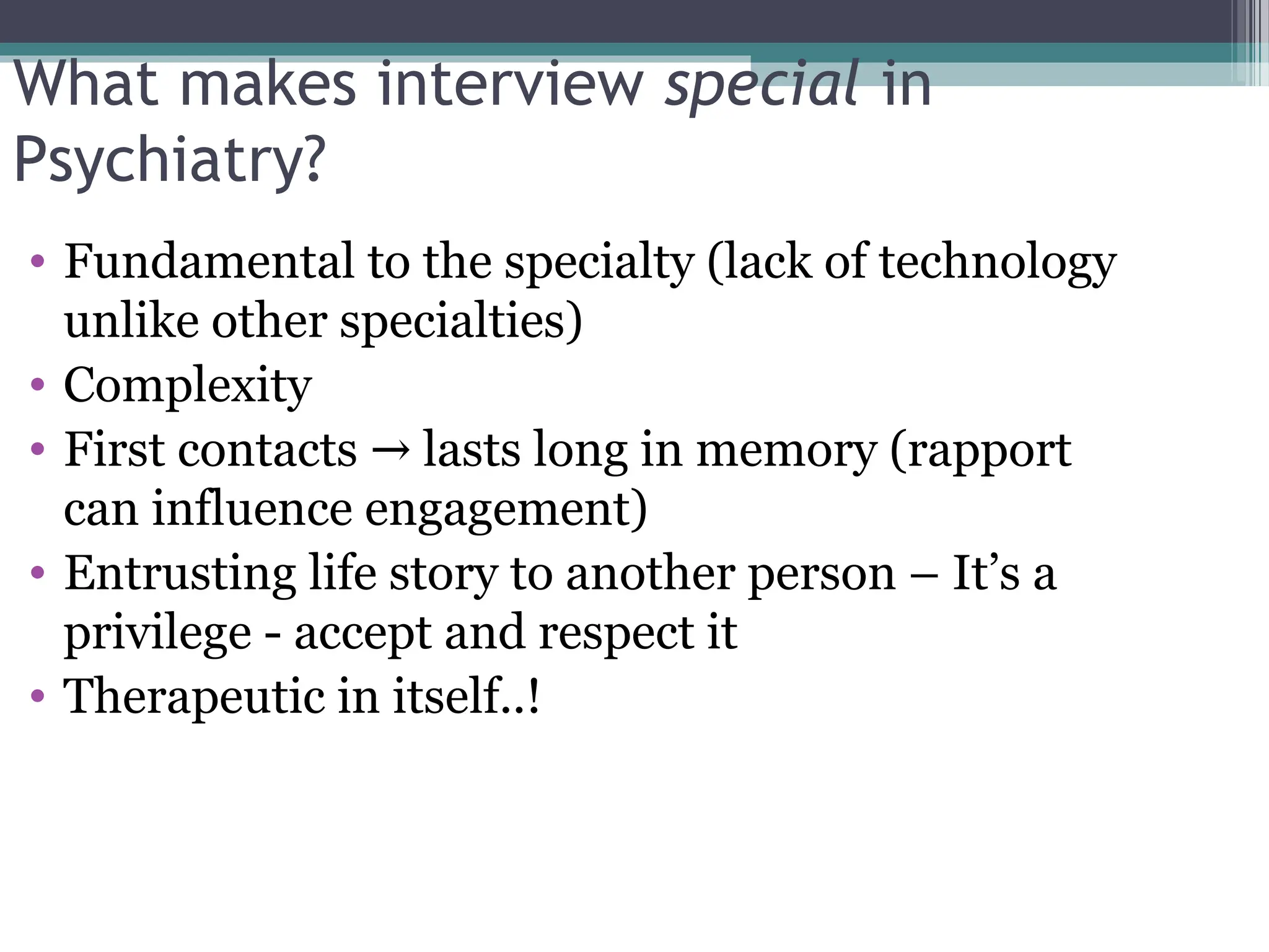 Psychiatric Examination, Formulation and Management | PPT