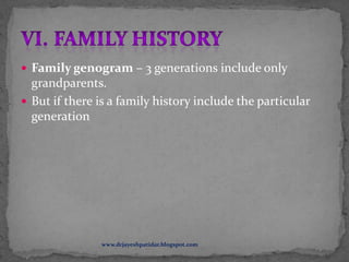 Psychiatric history taking | PPSX