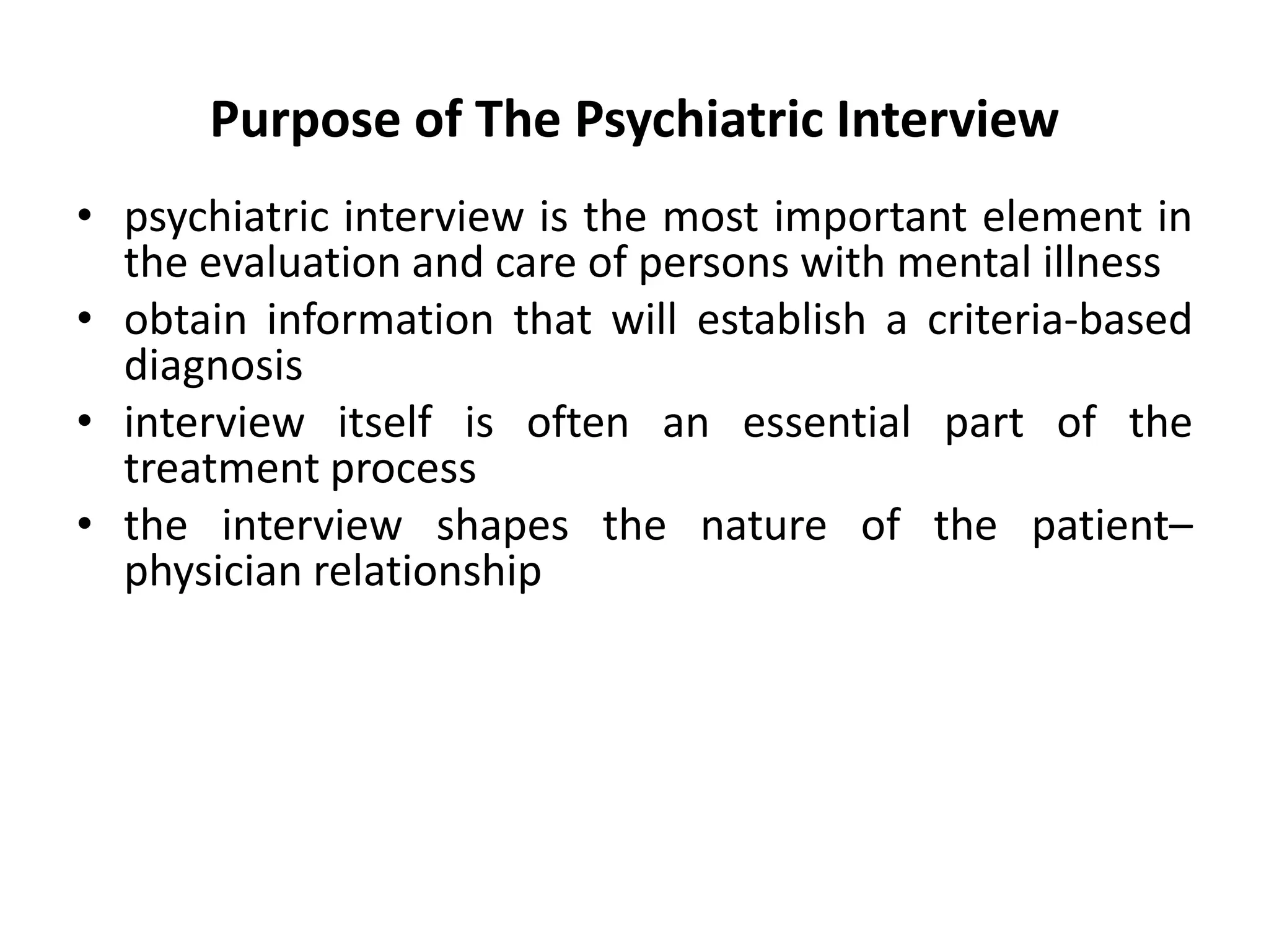 psychiatric_history_taking and Mental status examination | PPTX