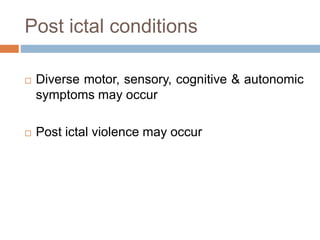 Psychiatric manifestations of Epilepsy | PPTX