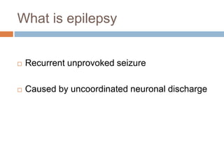 Psychiatric manifestations of Epilepsy | PPTX