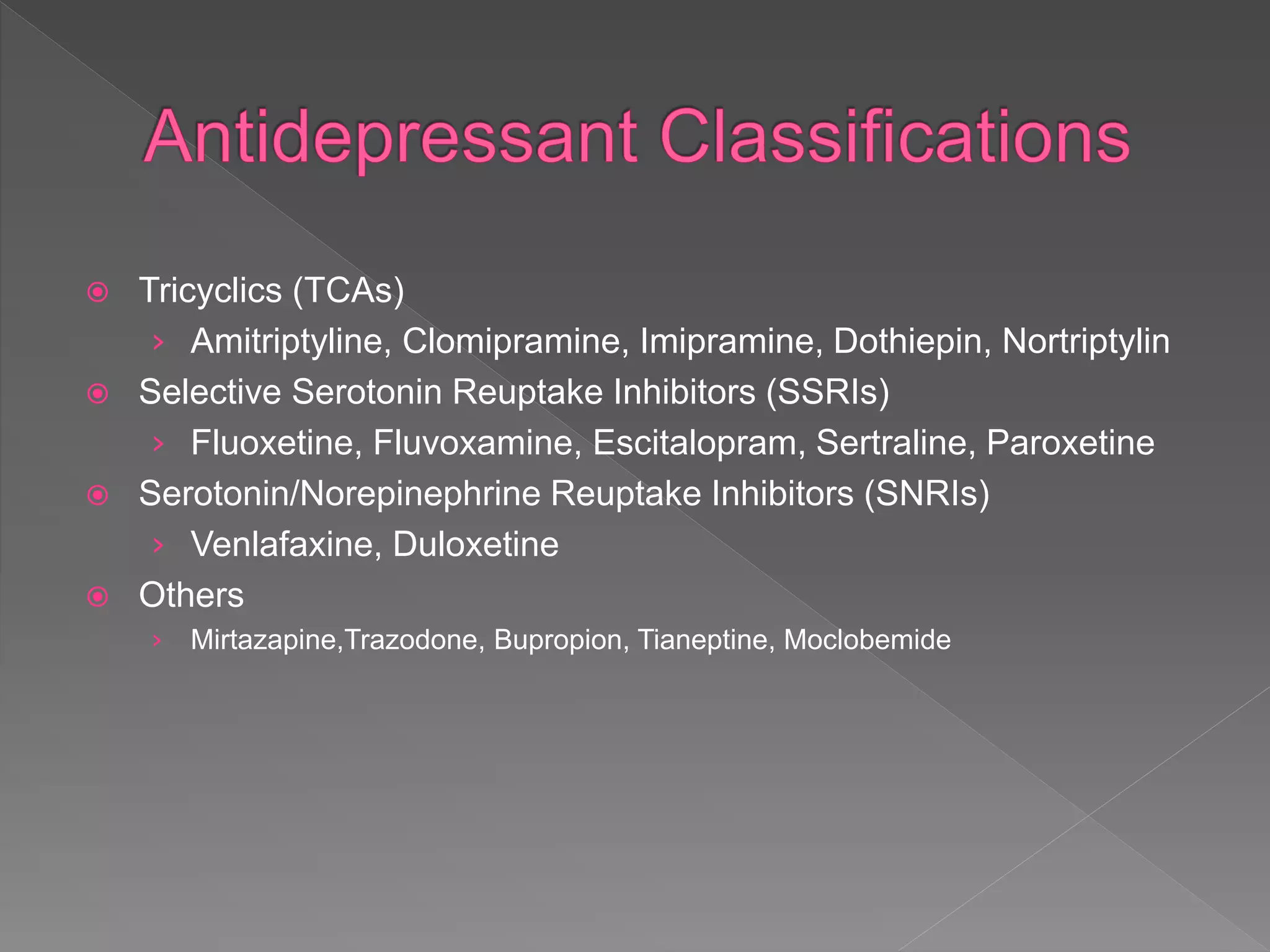 Psychiatric medication and its importance | PPTX