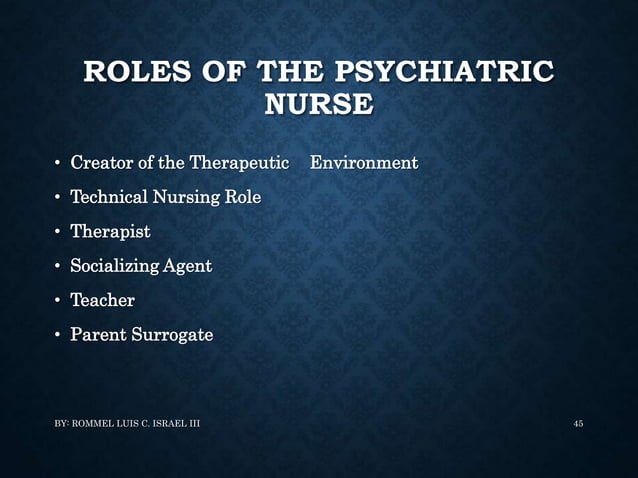 PSYCHIATRIC NURSING | PPT