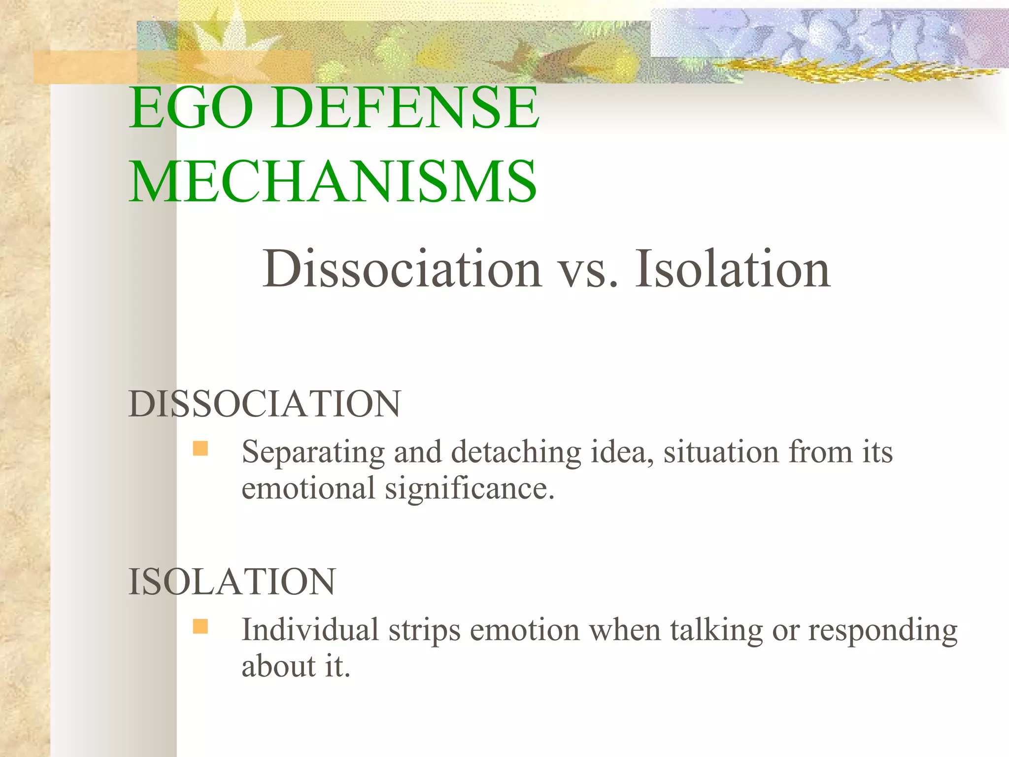 Psychiatric Nursing Slides | PPT