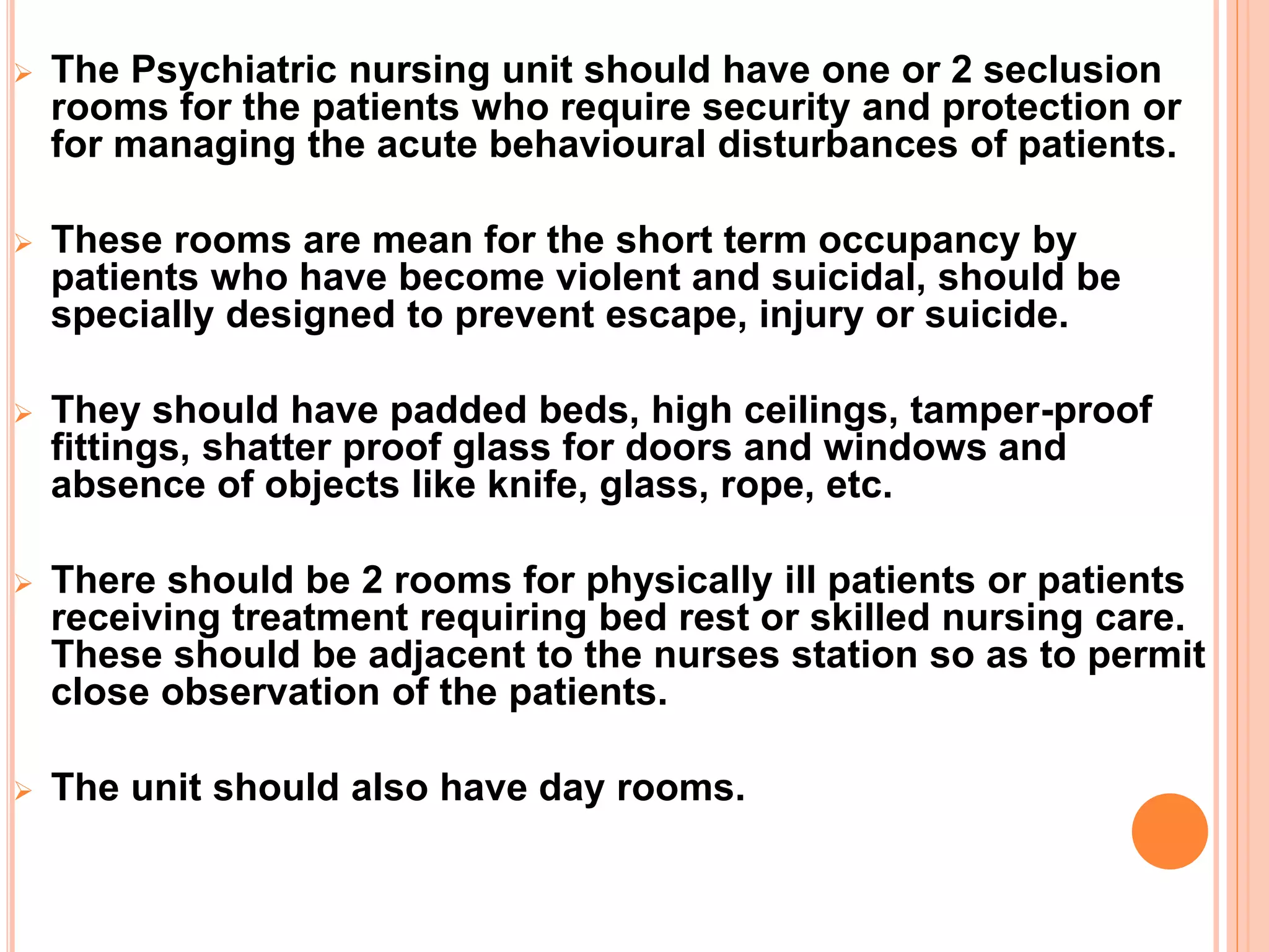 Psychiatric nursing unit | PPTX