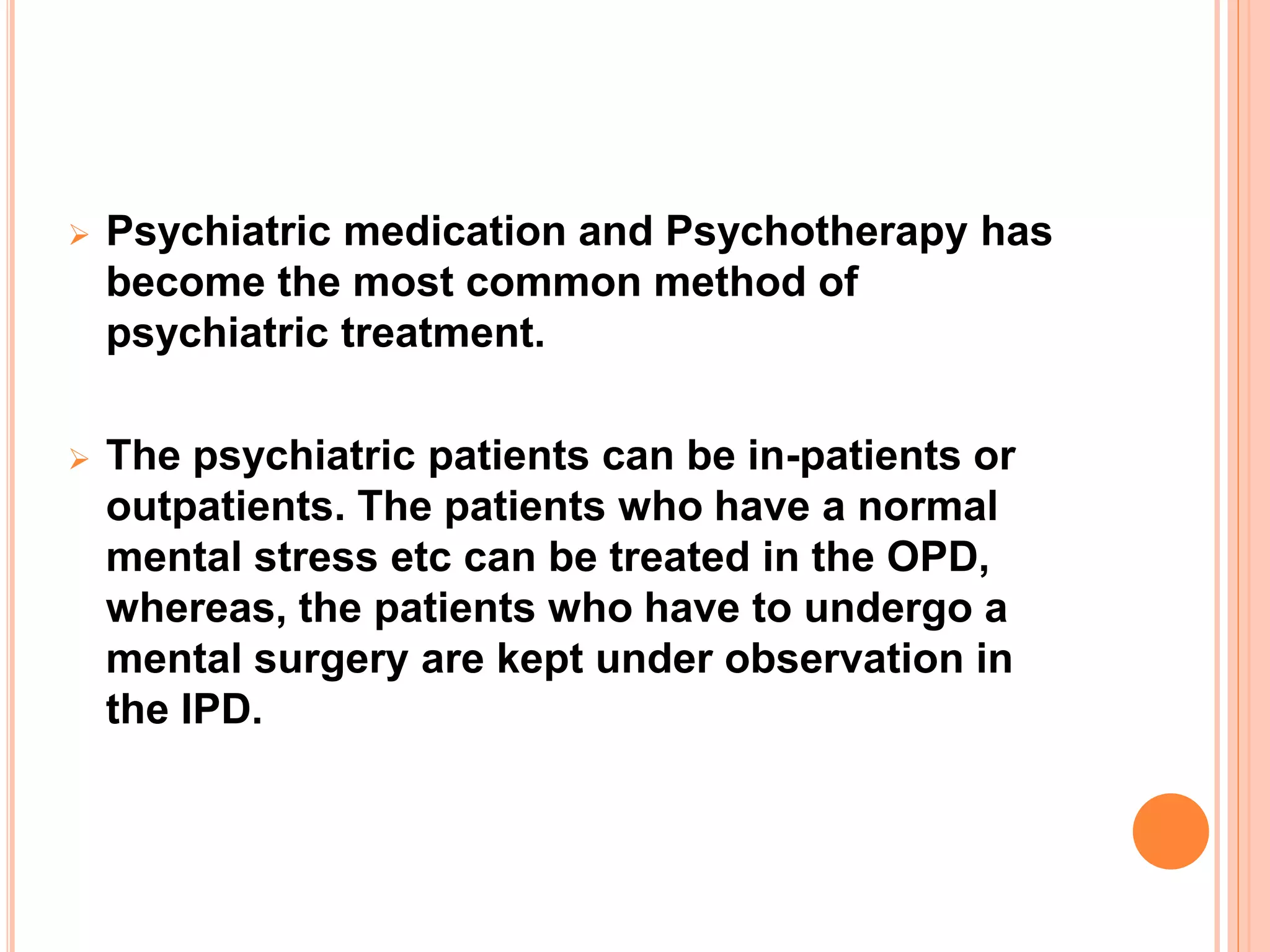 Psychiatric nursing unit | PPTX