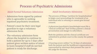 Psychiatric Petitions & The Commitment Process | PPTX