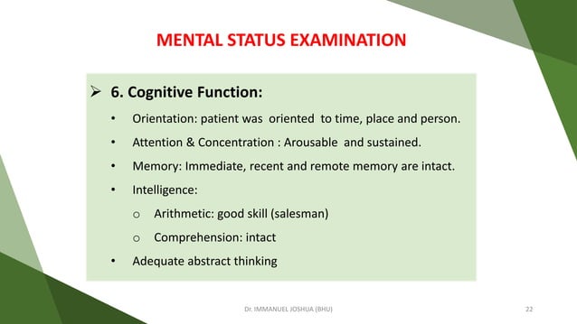 Psychiatry Case Presentation (Depression).pptx | Mental Health ...