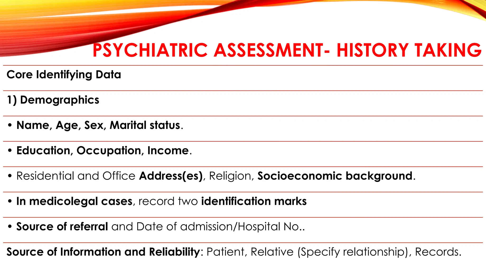 Case taking in Psychiatry (History and Mental Status Examination).pptx