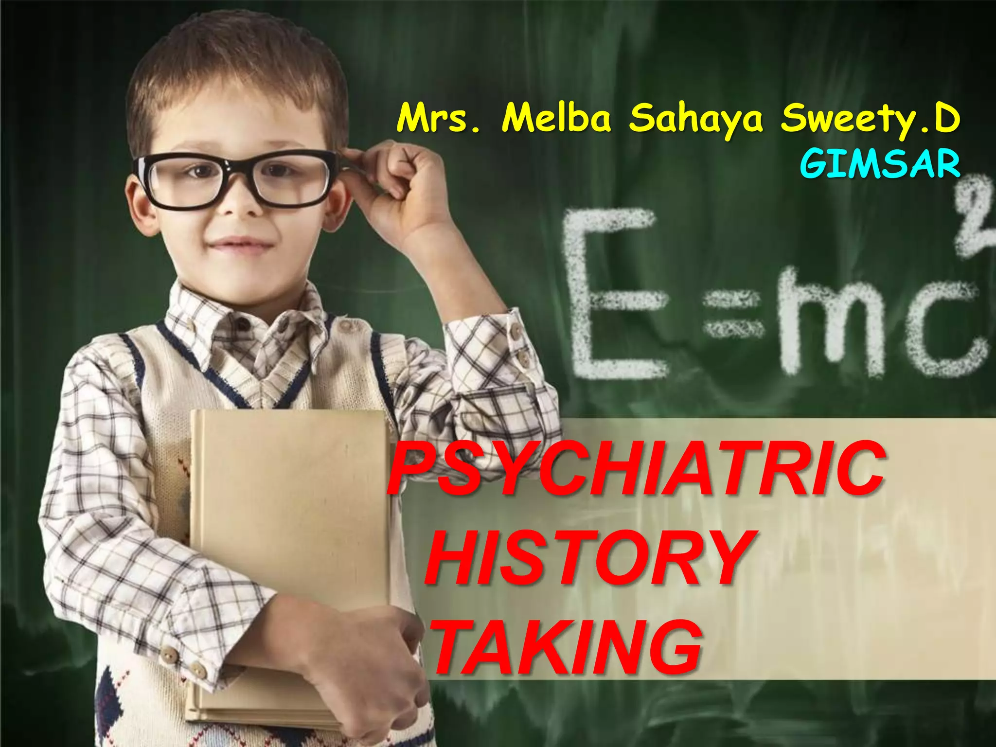 Psychiatry history taking | PPT