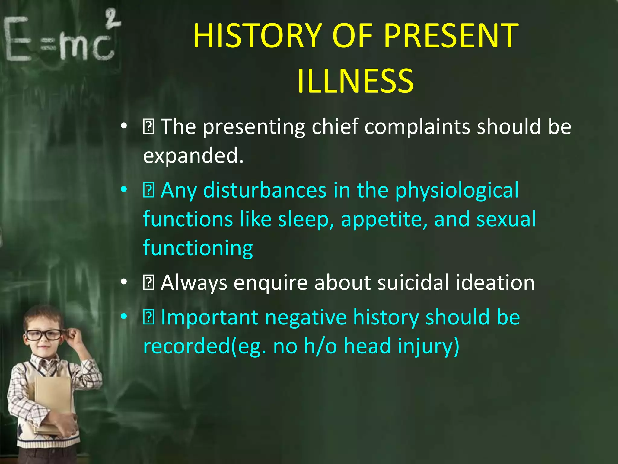 Psychiatry history taking | PPT