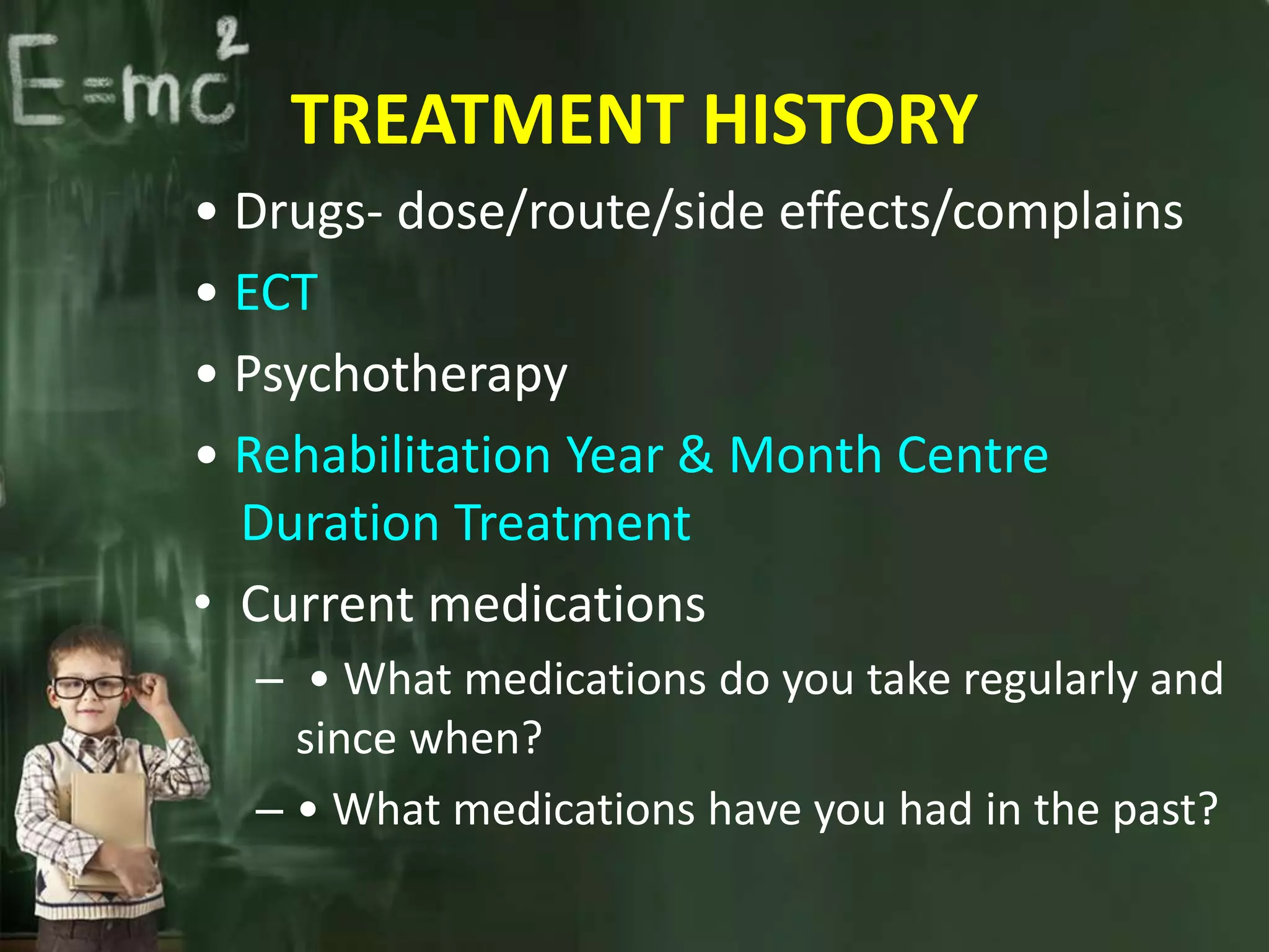 Psychiatry history taking | PPT