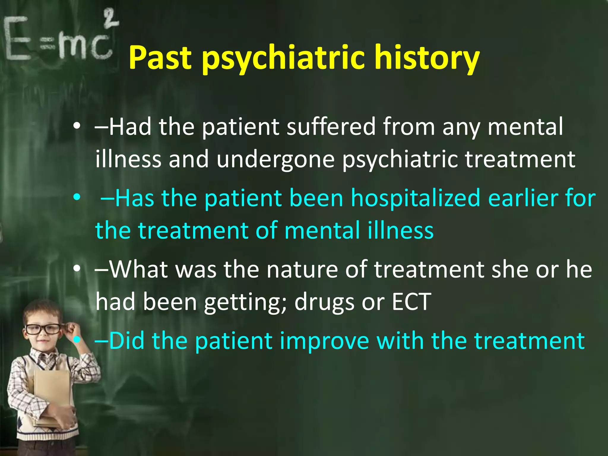 Psychiatry history taking | PPT