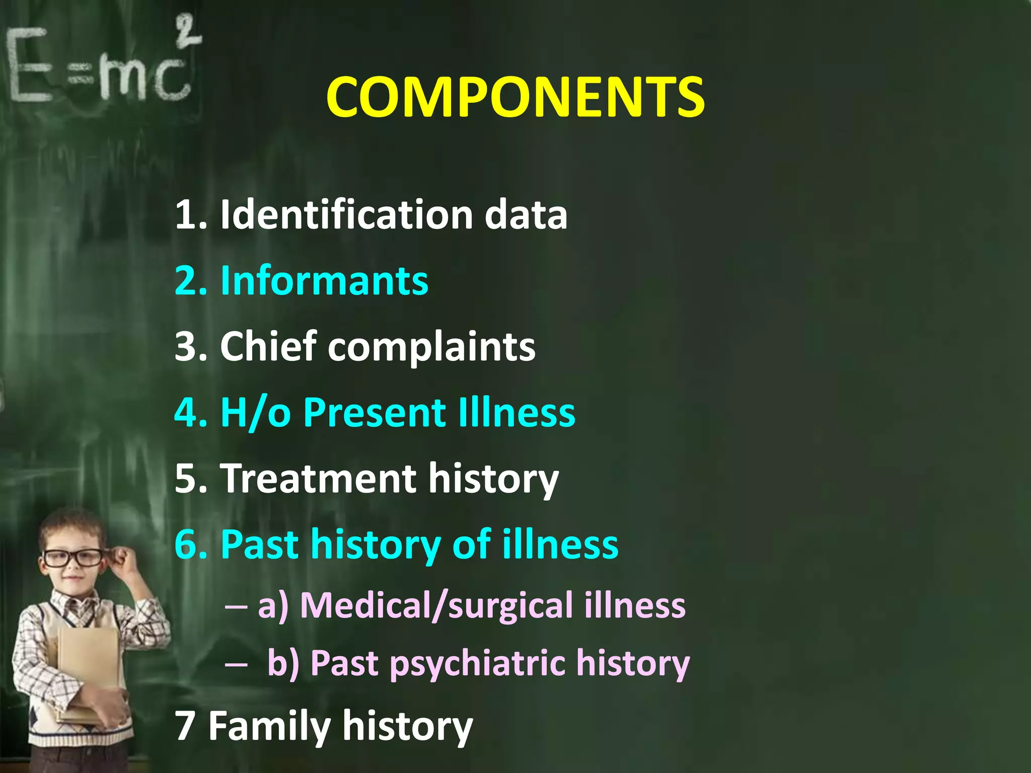 Psychiatry history taking | PPT