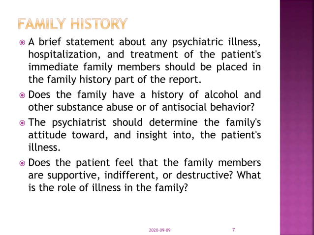 Psychiatry history taking and mental state examination [autosaved ...