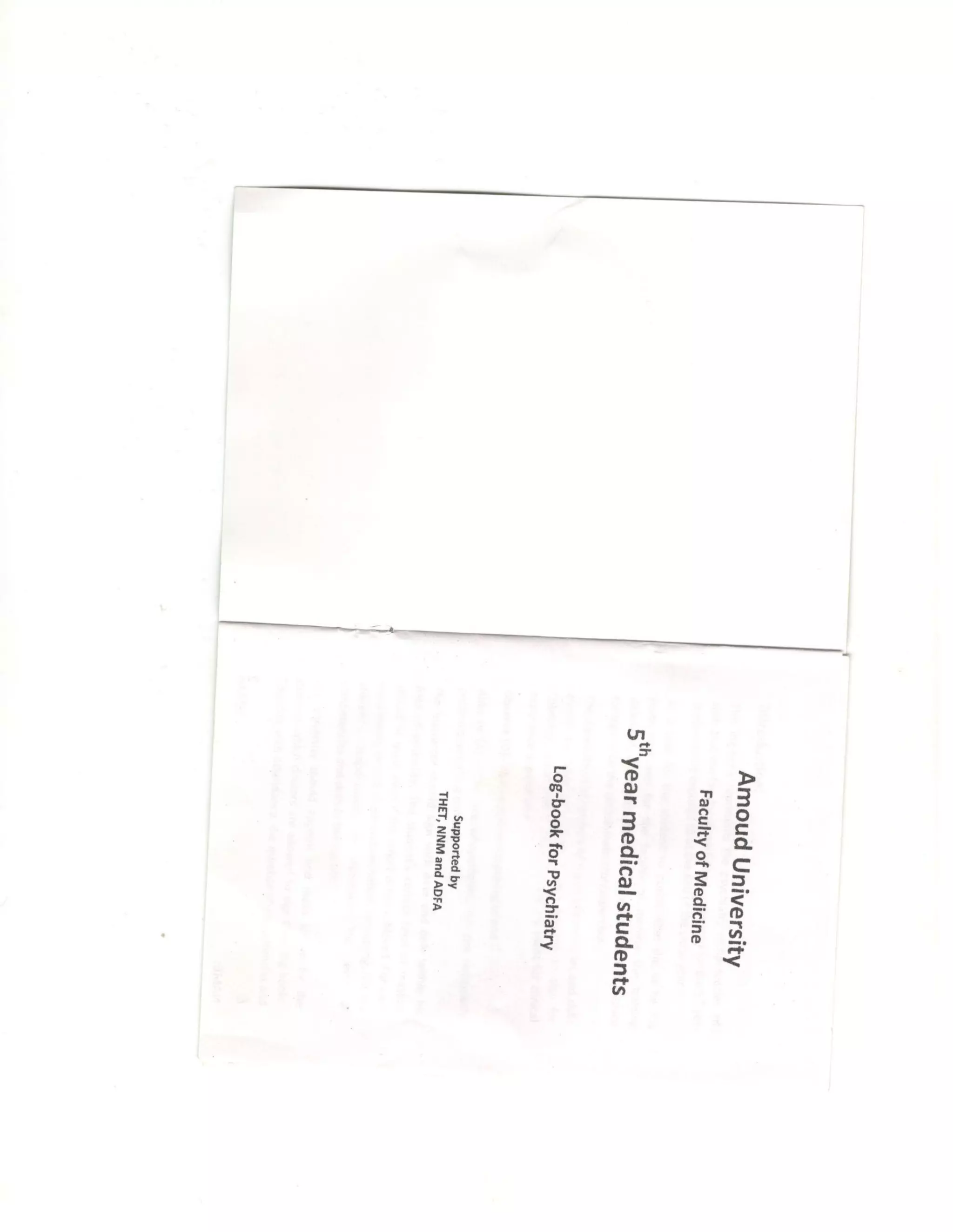 Psychiatry log book | PDF