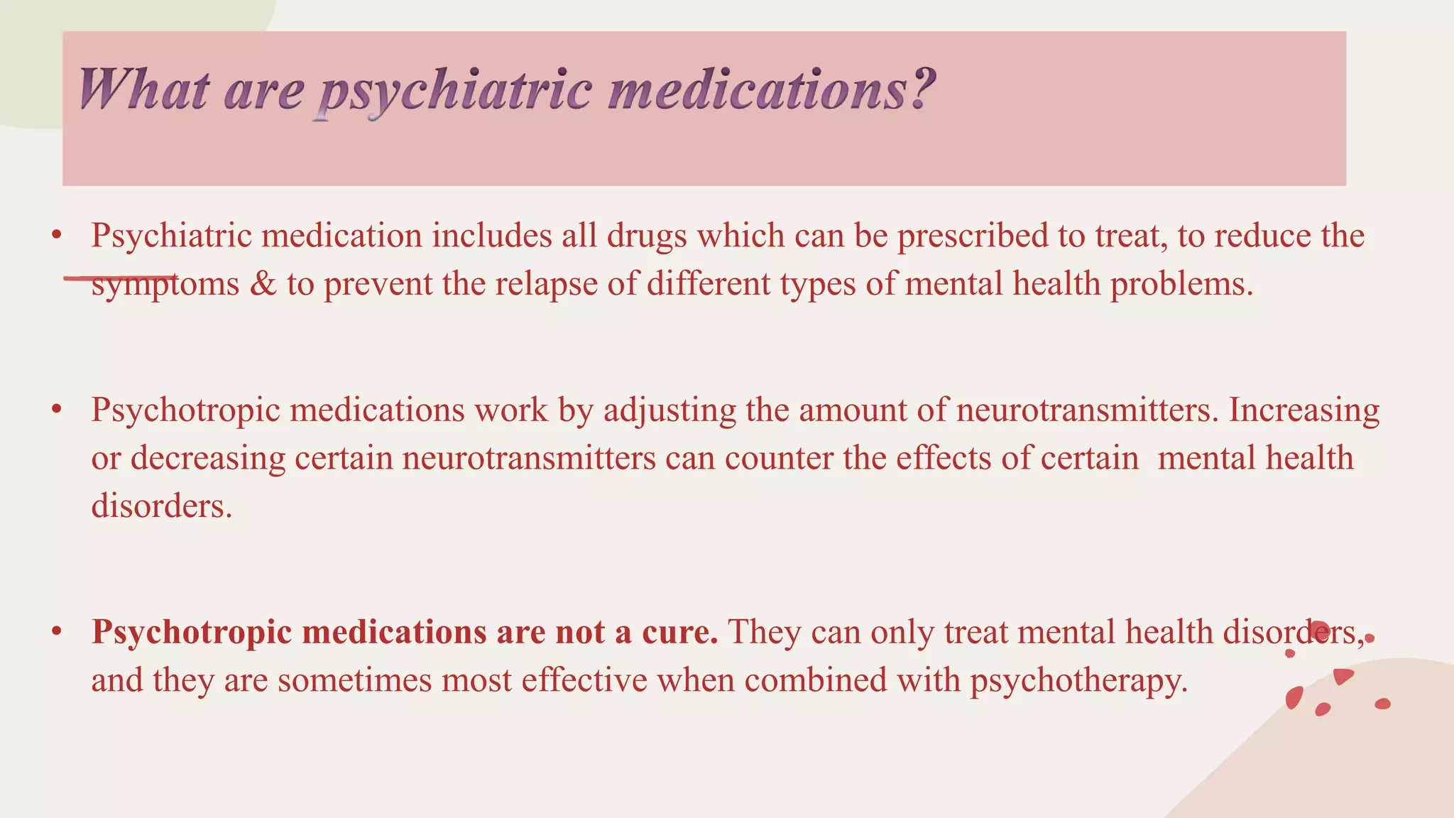 Psychiatry medications - Dr. Shashi Prabha-.pptx