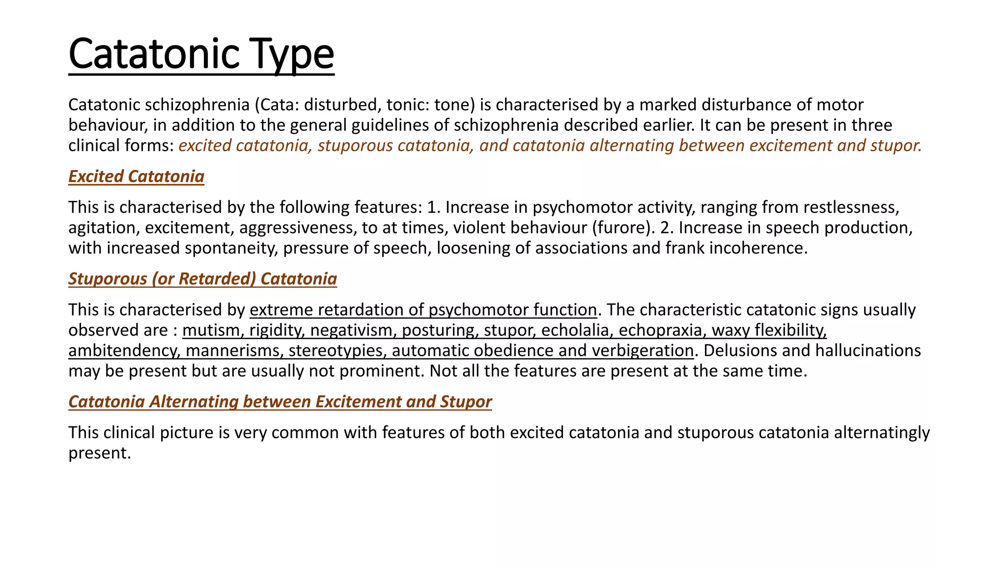Schizophrenia & affective disorders | PPTX