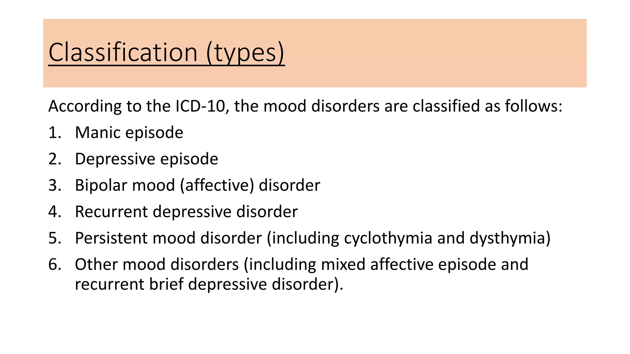 Schizophrenia & affective disorders | PPTX