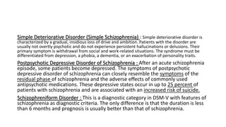 Schizophrenia & affective disorders | PPTX