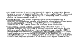 Schizophrenia & affective disorders | PPTX