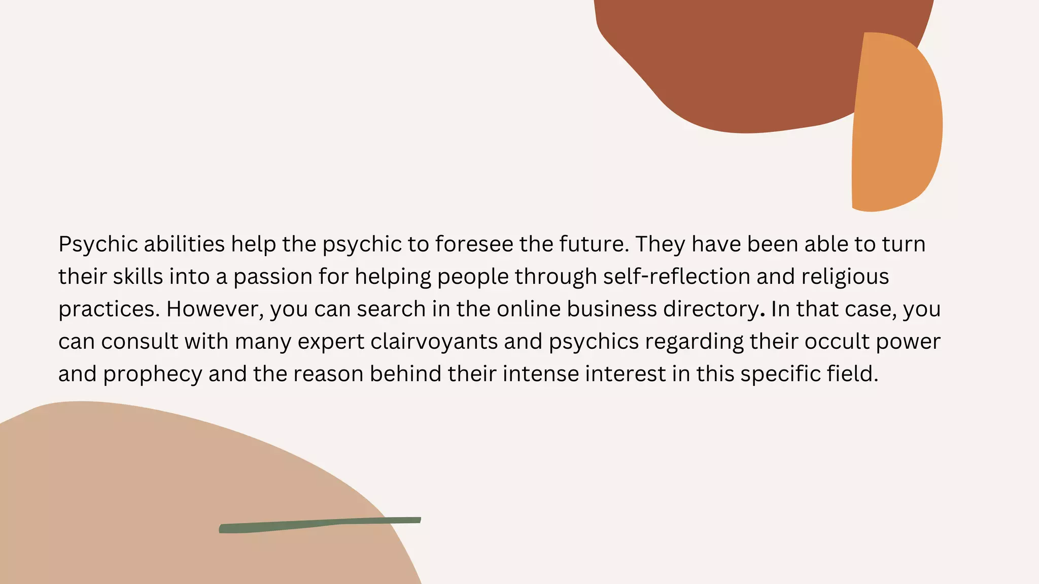 Psychic Power- A Fact or Belief | PPT