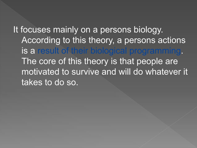 Instinct and Incentive Theory of Motivation | PPTX | Biological ...