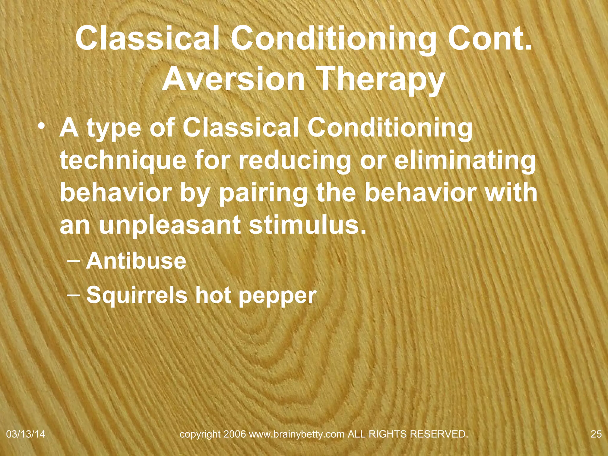 Psychology Chapter 6 Learning | PPT