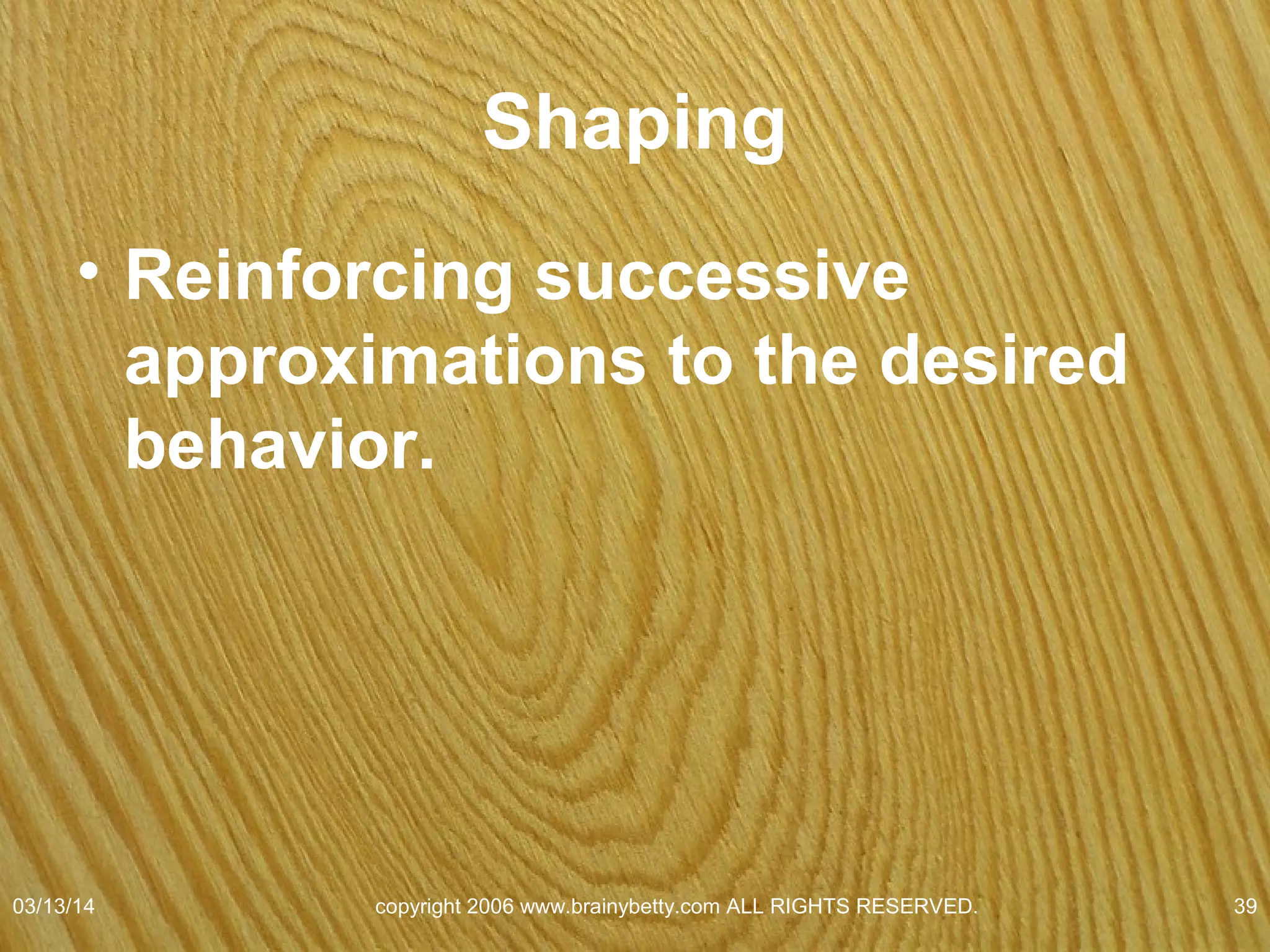 Psychology Chapter 6 Learning | PPT