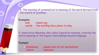 Comprehention of words | PPTX