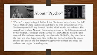 Psycho | PPT