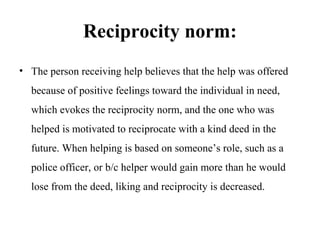 Pro social behaviour social psychology | PPT