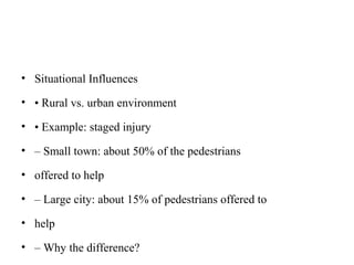 Pro social behaviour social psychology | PPT