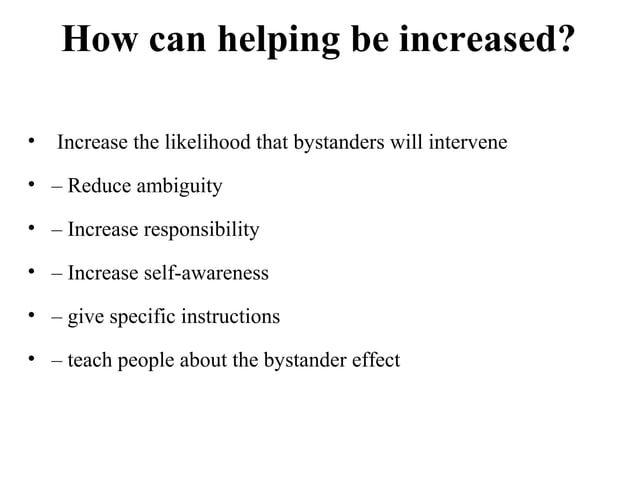 Pro social behaviour social psychology | PPT